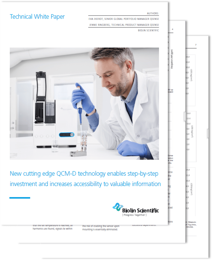 New cutting edge QCM-D technology | White paper | Biolin Scientific